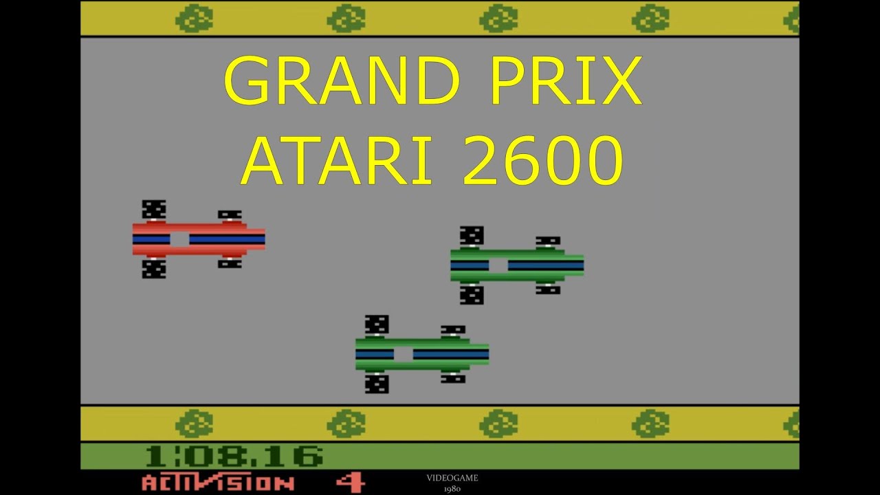 Grand Prix - Jogo de Corrida do Atari 2600. Gameplay - YouTube
