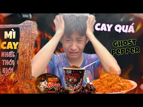 Lần Đầu Trải Nghiệm Mì GHOST PEPPER, Cay Nhất Thới Giới Và SAMYANG ...