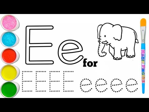 Learn to draw a beautiful Alphabet ABCD Learning Drawing For Kids ...