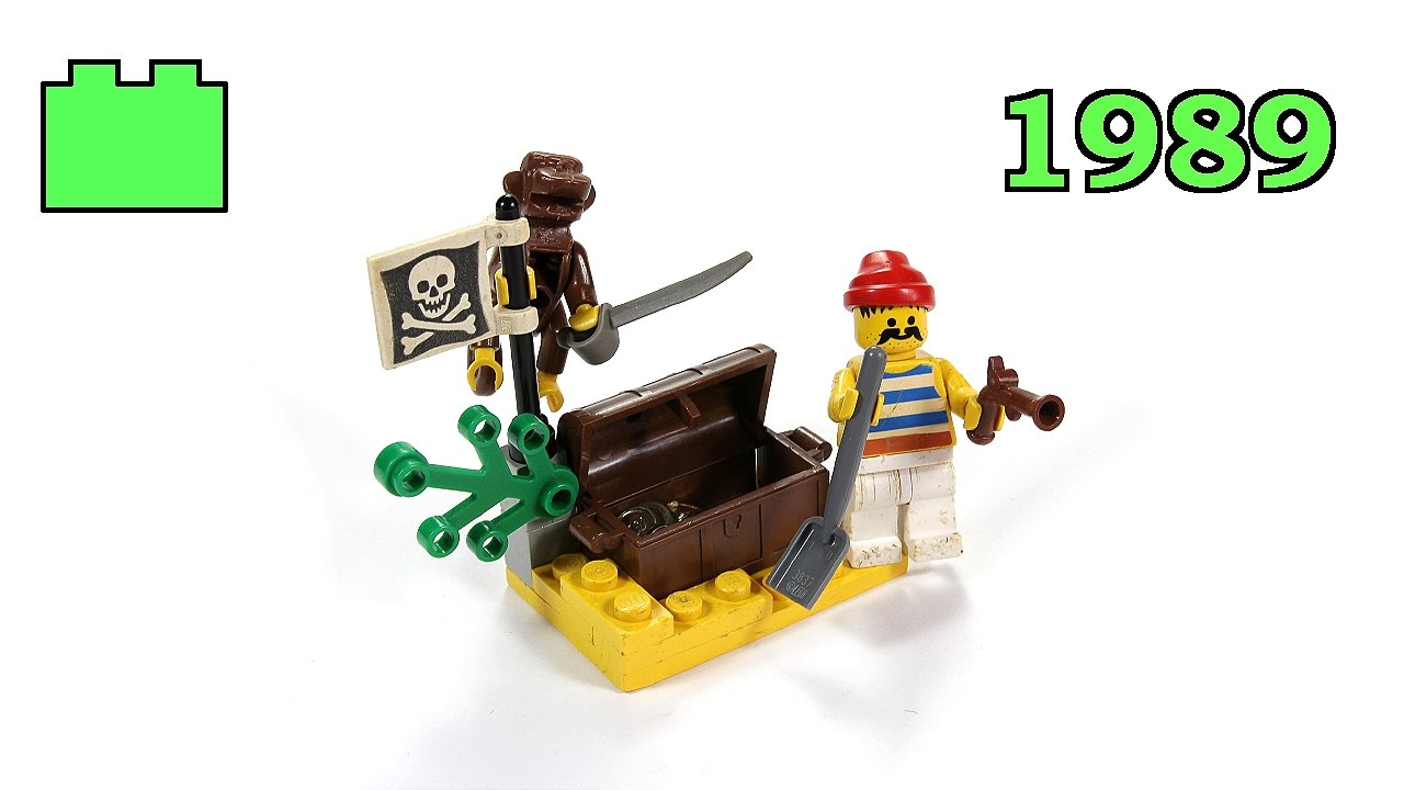 Lego Pirates 6235 Buried Treasure - 1989 - Speed Build - YouTube