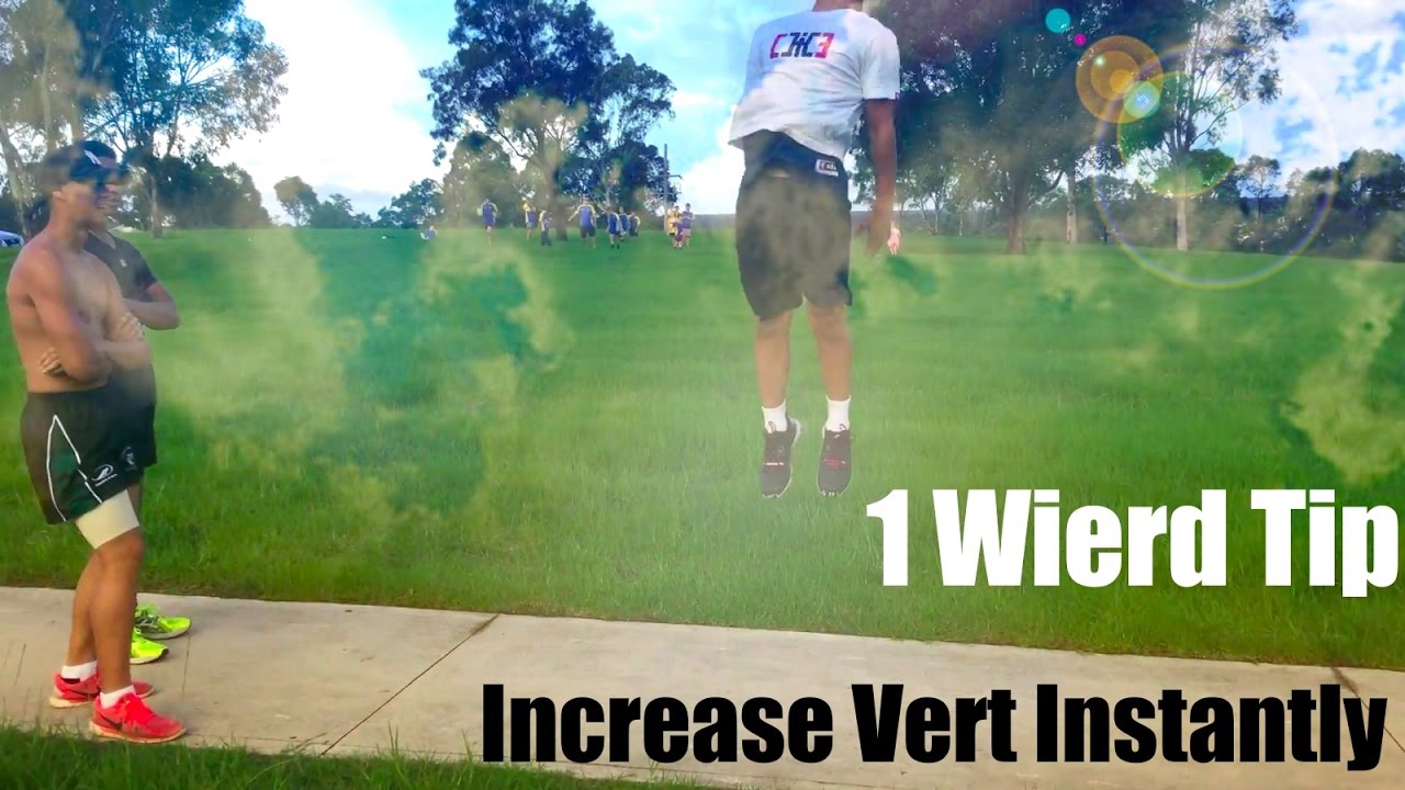 TRY THIS WEIRD TIP TO INCREASE YOUR VERT BY 3-4 INCHES INSTANTLY! - YouTube