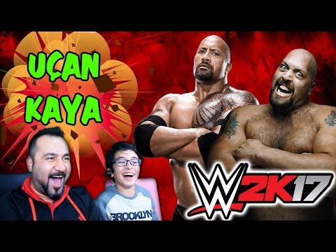 UÇAN KAYA! | WWE 2K17 İKİ KİŞİ OYNADIK!