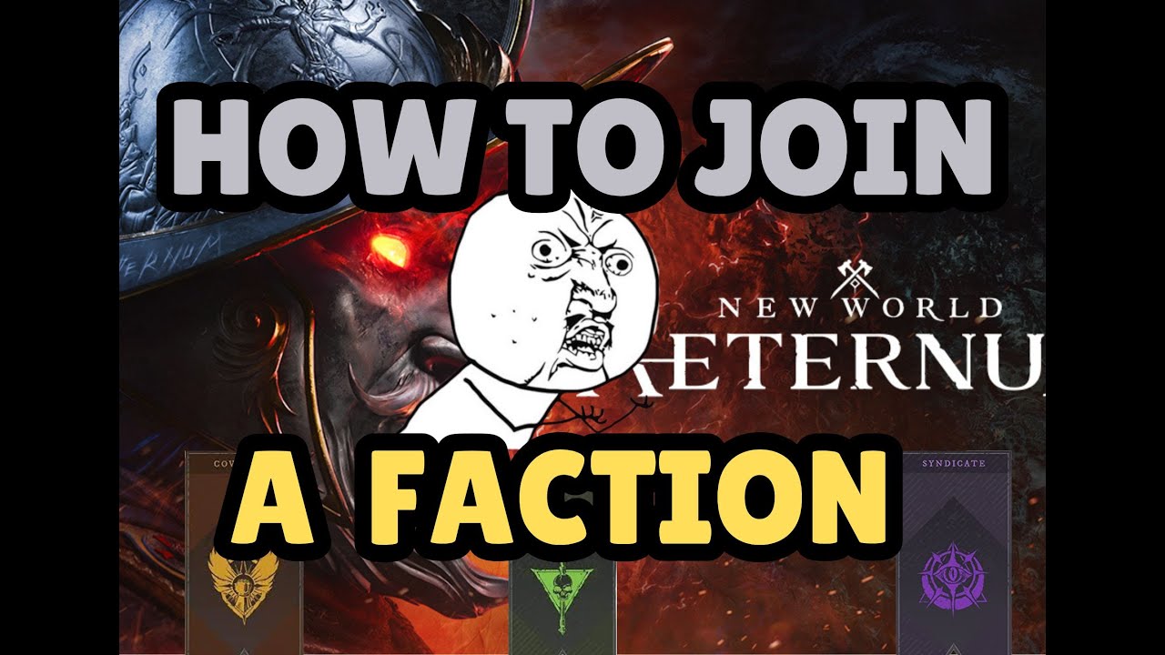 🤔How To Join A Faction In NEW WORLD AETERNUM?🤔 - YouTube