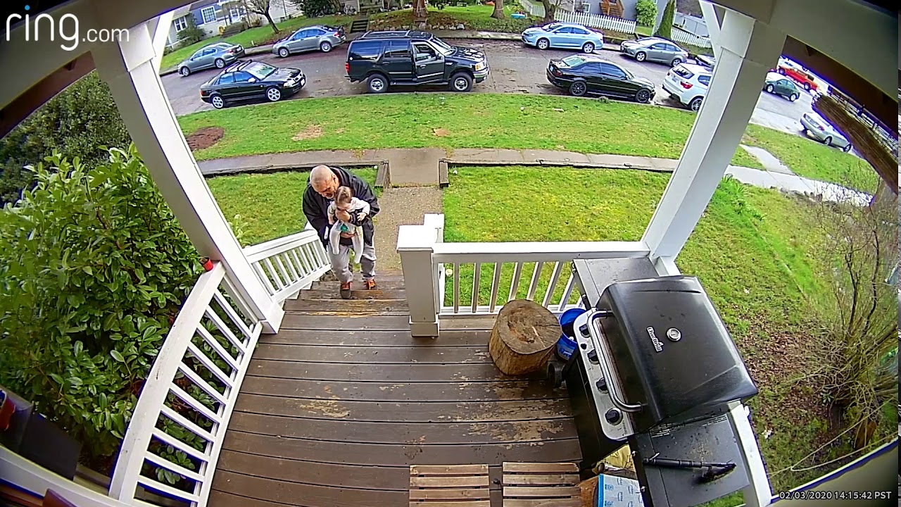 Porch pirate with baby Fail - YouTube