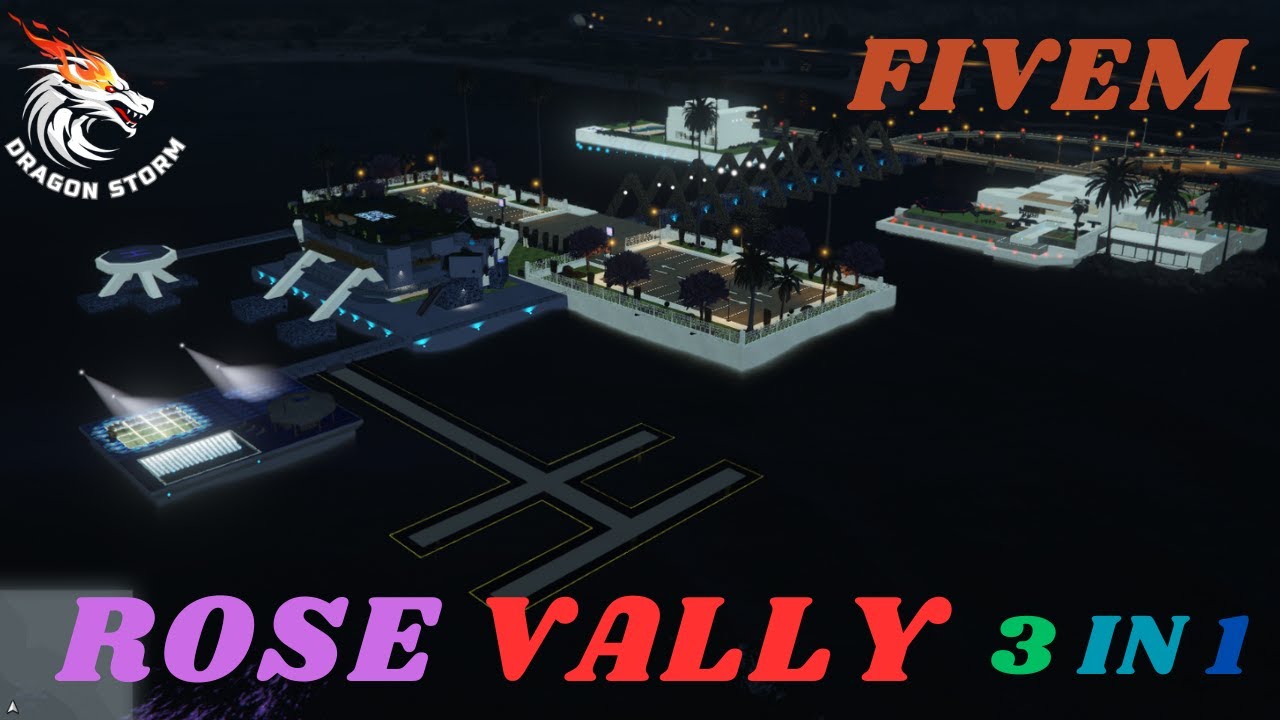 Fivem Rose Valley (Logo) With 3 Houses - Fivem MLO/Custom Fivem Villa ...