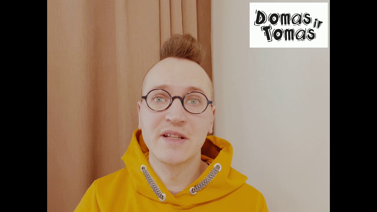 Rašytojas Tomas Dirgėla pristato DOMO IR TOMO knygų seriją - YouTube