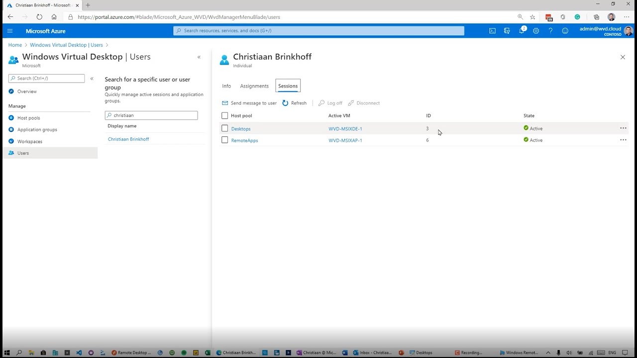 Remote control (or shadow) your Windows Virtual Desktop sessions for ...