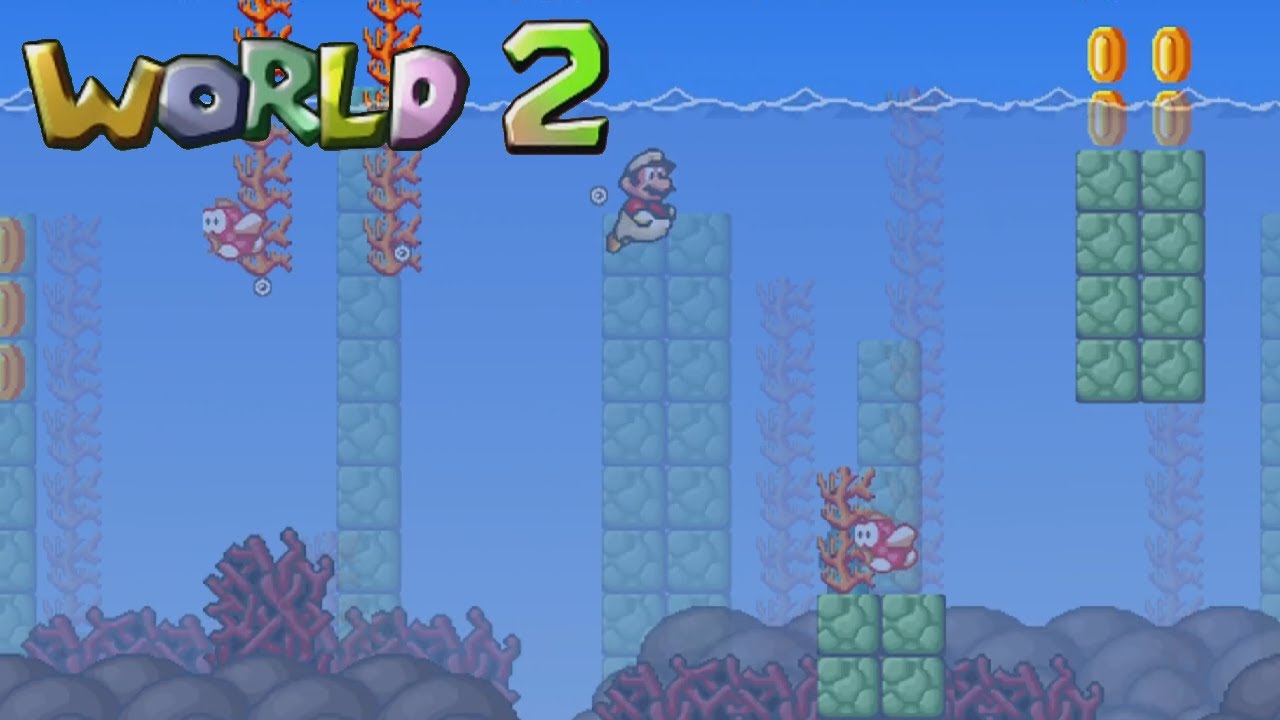 Mario Forever Ordinary Worlds v1.0 - World 2 - YouTube