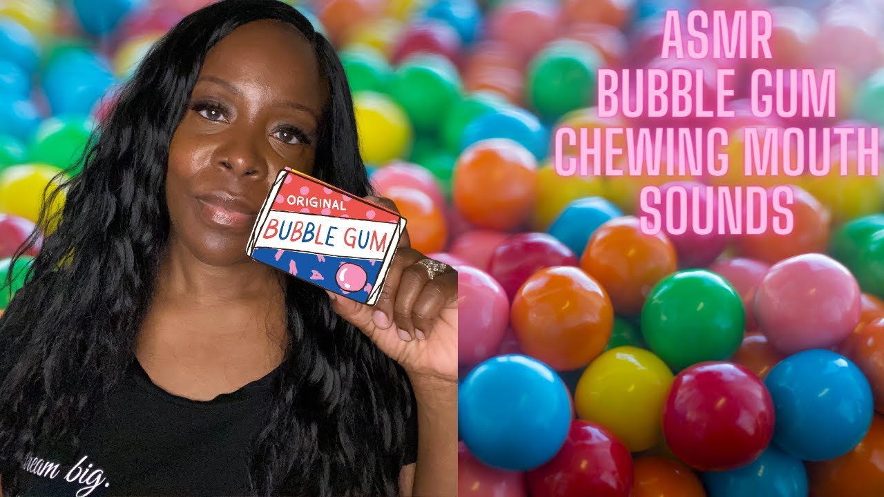 ASMR Bubble Gum Chewing Mouth Sounds - YouTube