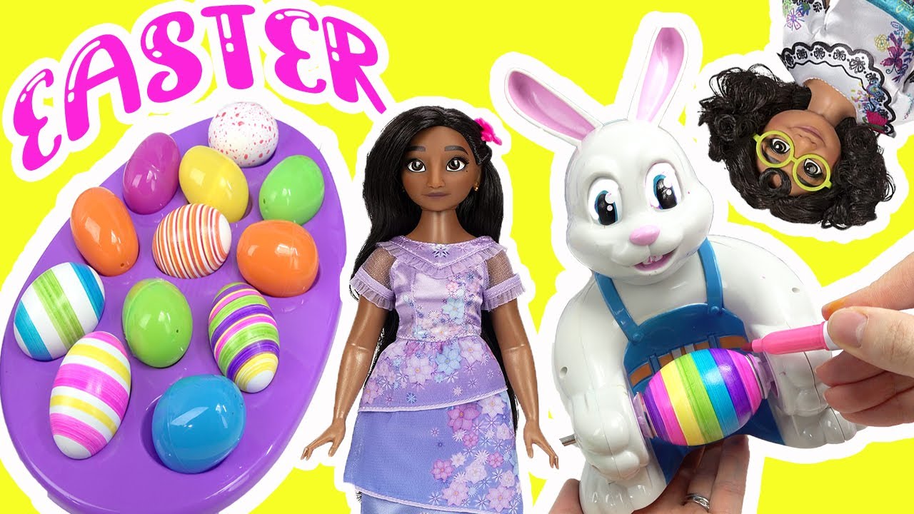 Disney Encanto Mirabel, Isabela, Luisa Decorate Easter Eggs DIY Crafts ...