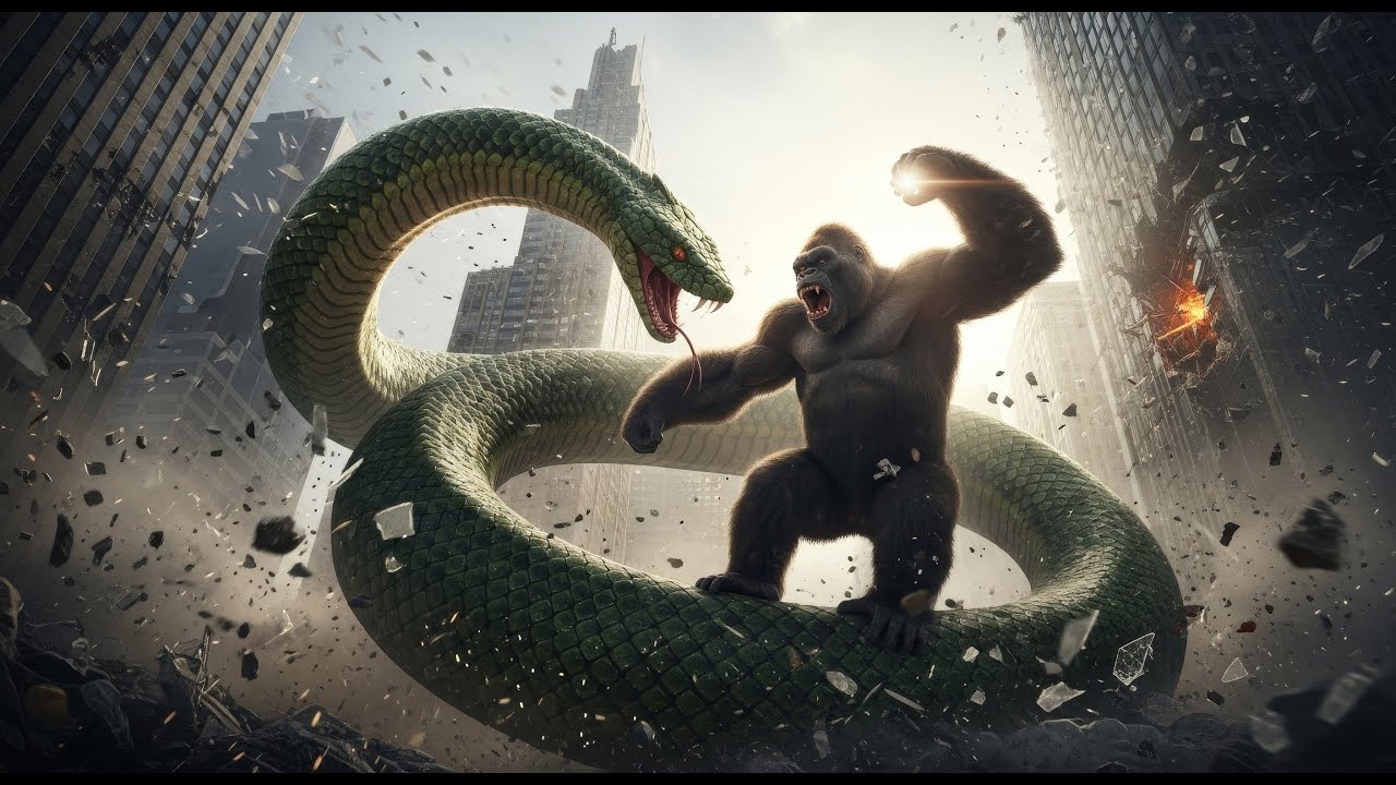 GOROK vs Giant Snake – Epic City Defense Battle! - YouTube