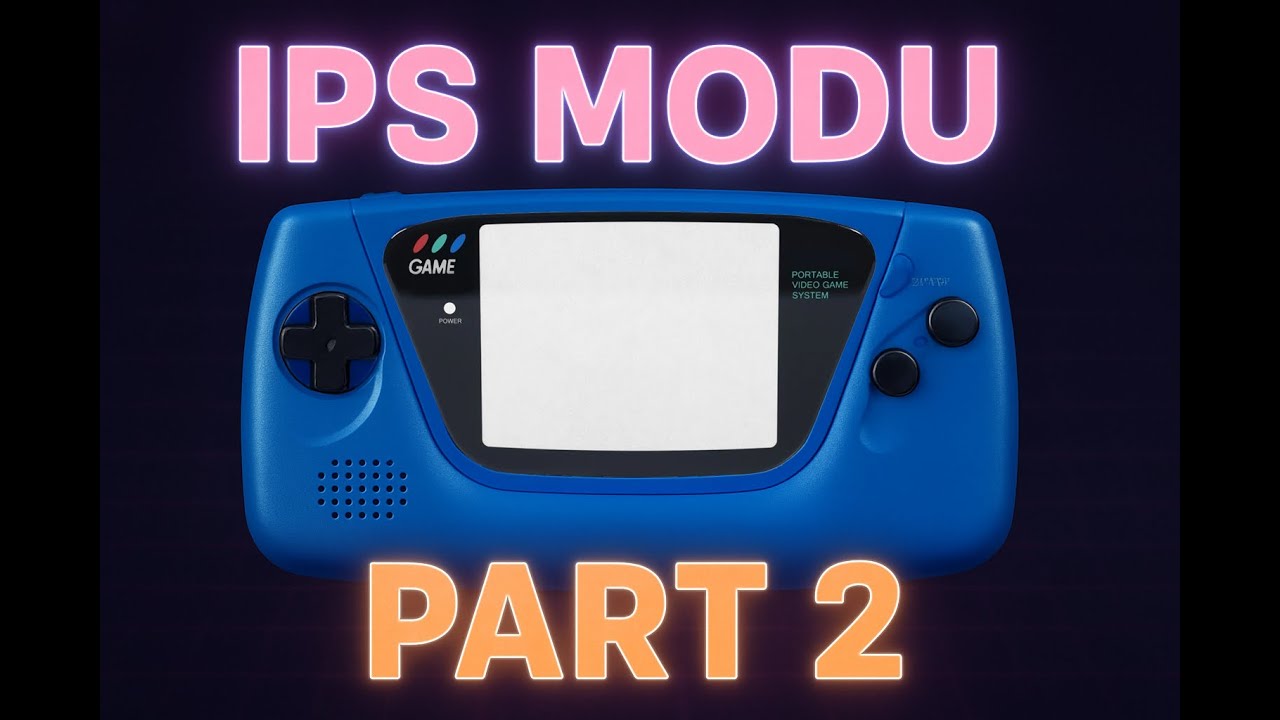 Sega Game Gear IPS Ekran Modu Part 2 - YouTube