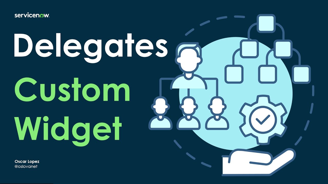 ServiceNow - Service Portal My Delegates [Custom Solution] - YouTube