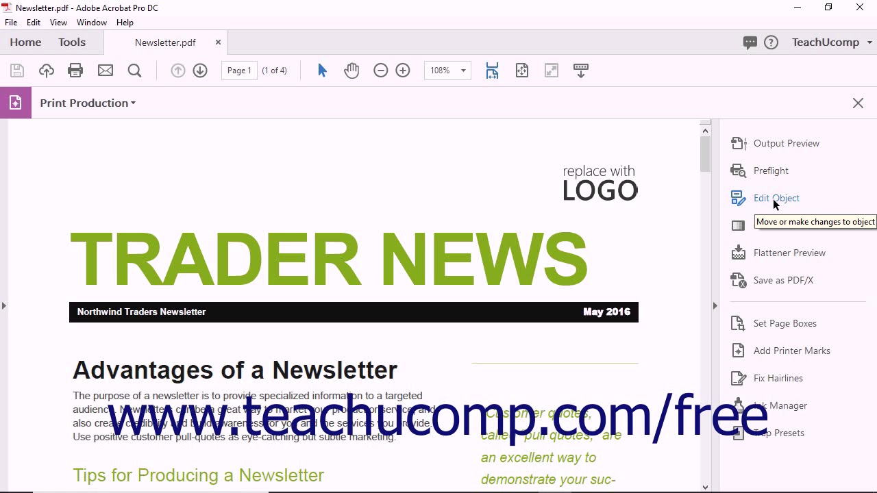 Acrobat Pro DC Overview of Print Production Support - Adobe Acrobat Pro ...