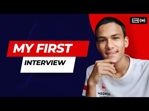 my first interview in english #interview by my self. - YouTube