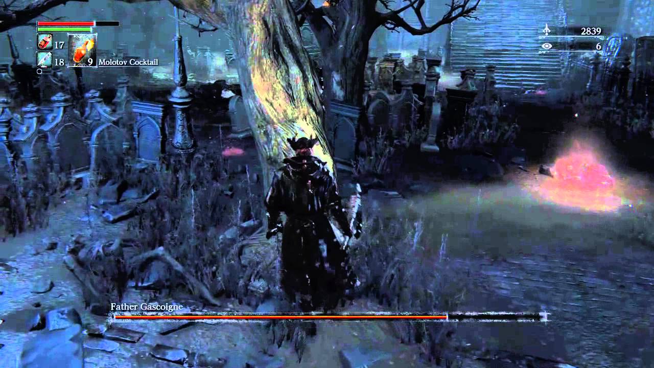 Bloodborne - Father Gascoigne - Boss Fight - YouTube