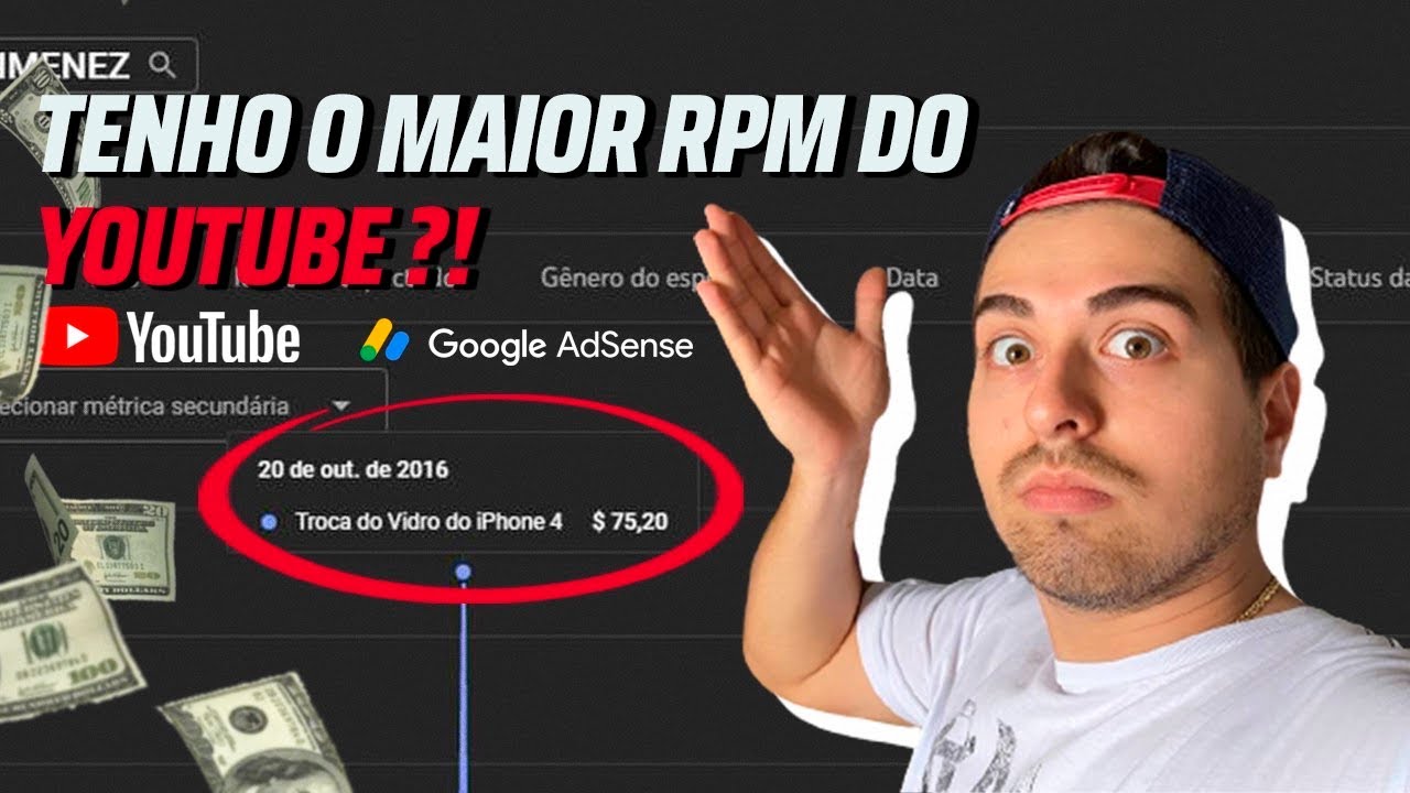 JA TIVE O MAIOR RPM DO YOUTUBE!! - ENTENDENDO A MONETIZAÇÃO Parte-2 ...