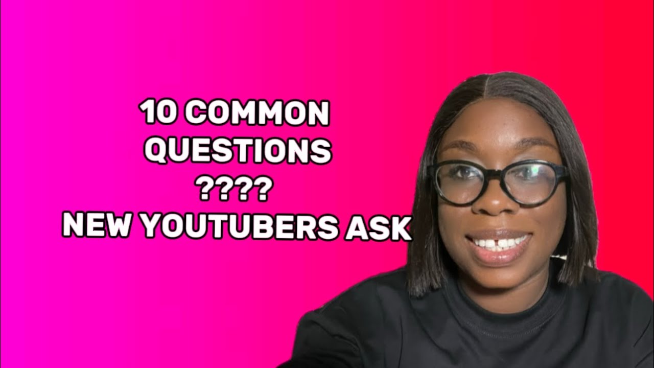 10 common questions new youtubers ask. #seo #youtubegrowth ...