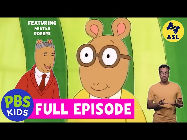 Arthur FULL EPISODE | Arthur Meets Mister Rogers/Draw! (ASL) | PBS KIDS ...