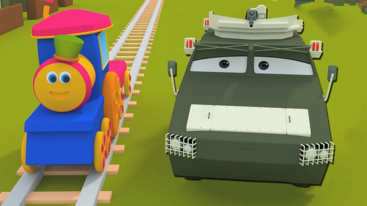 bob o trem | Campo de exército | Aprendendo videos |Educational Videos ...