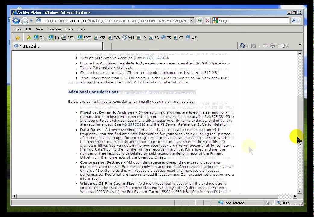 OSIsoft: PI Server Installation, Part 2. v2010 - YouTube