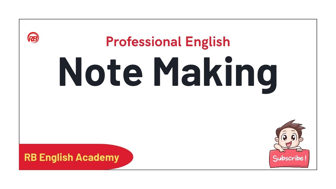 Note Making In English Self Learning Professional English YouTube note-making-in-english-self-learning-professional-english-youtube