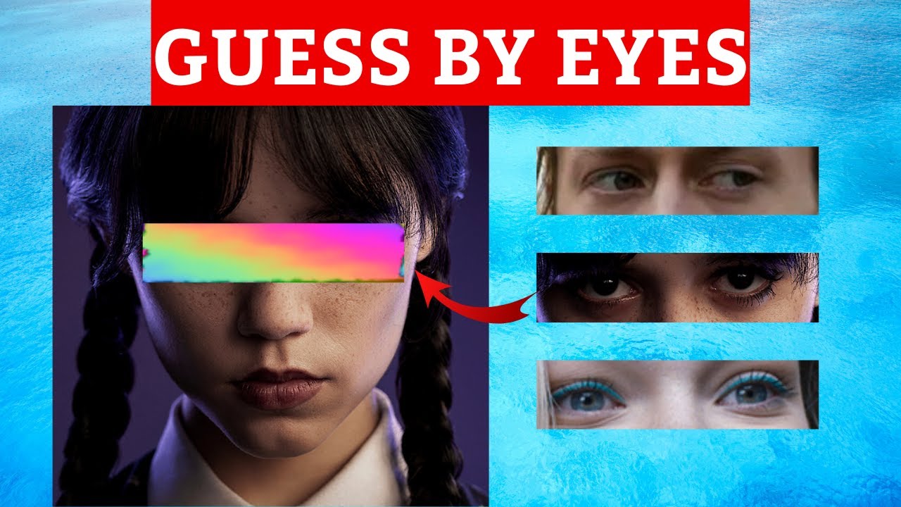 Guess the Wednesday character by their eyes | Wednesday Quiz - YouTube