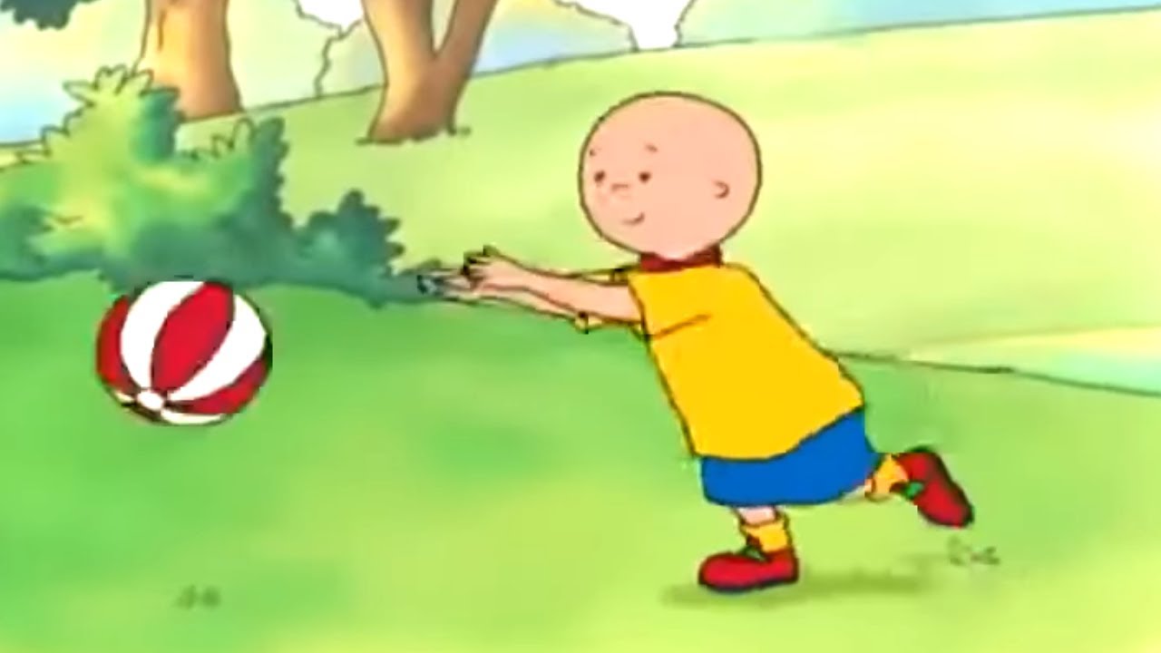 Caillou goes to the Park | Caillou Cartoon - YouTube
