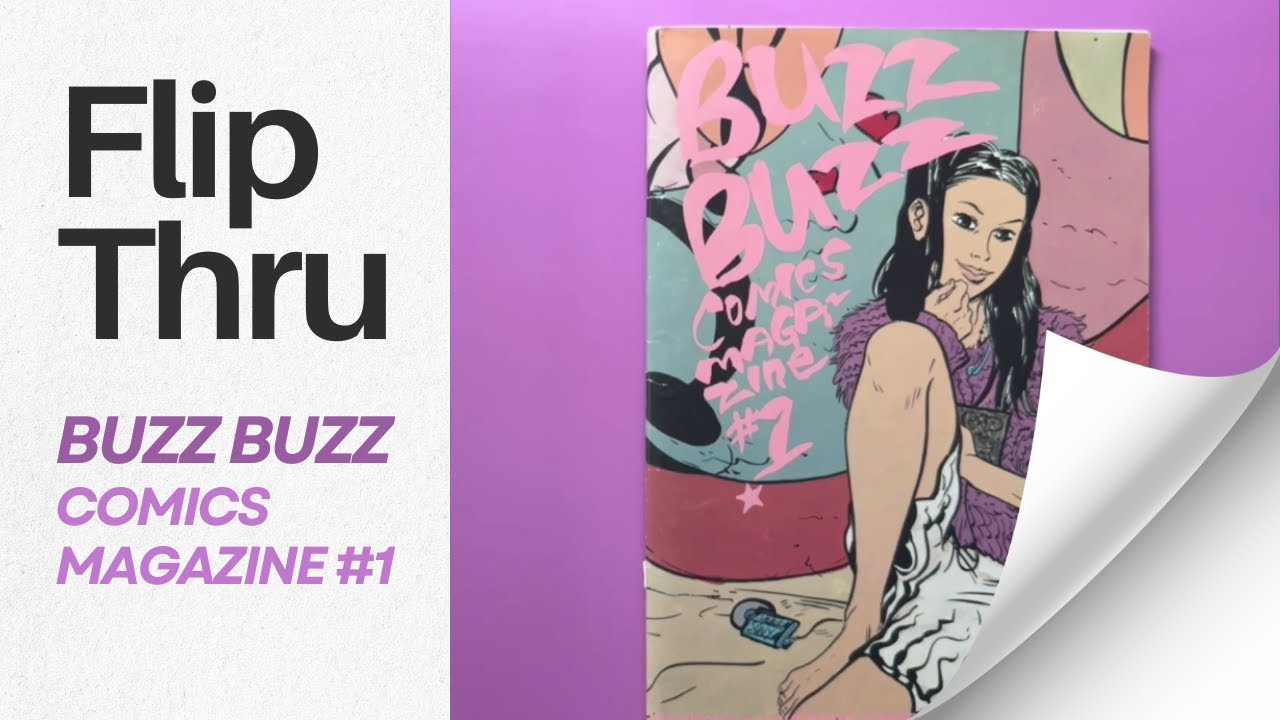 BUZZ BUZZ COMICS MAGAZINE #1 | PAUL POPE (Complete flip through) - YouTube