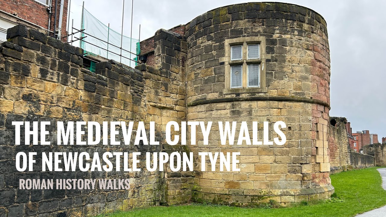 The Medieval city walls of Newcastle - YouTube
