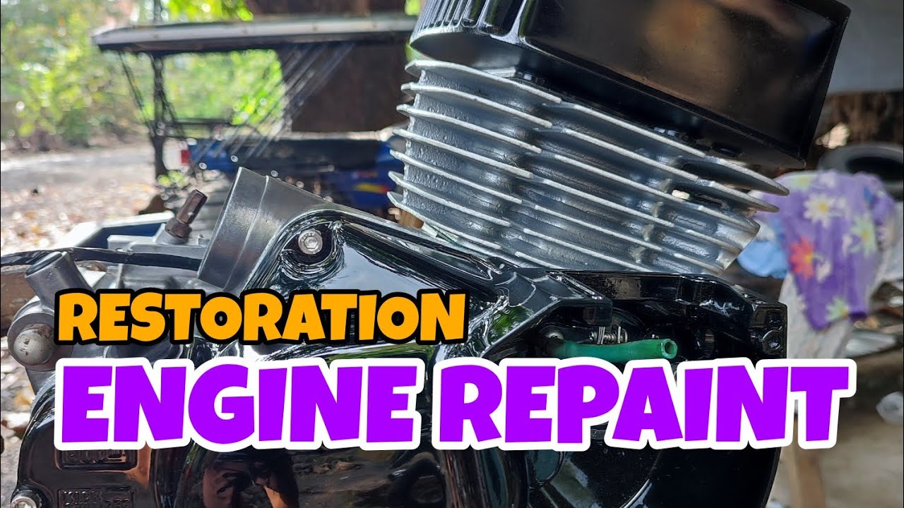 NEW RESTORATION////ENGINE REPAINT - YouTube
