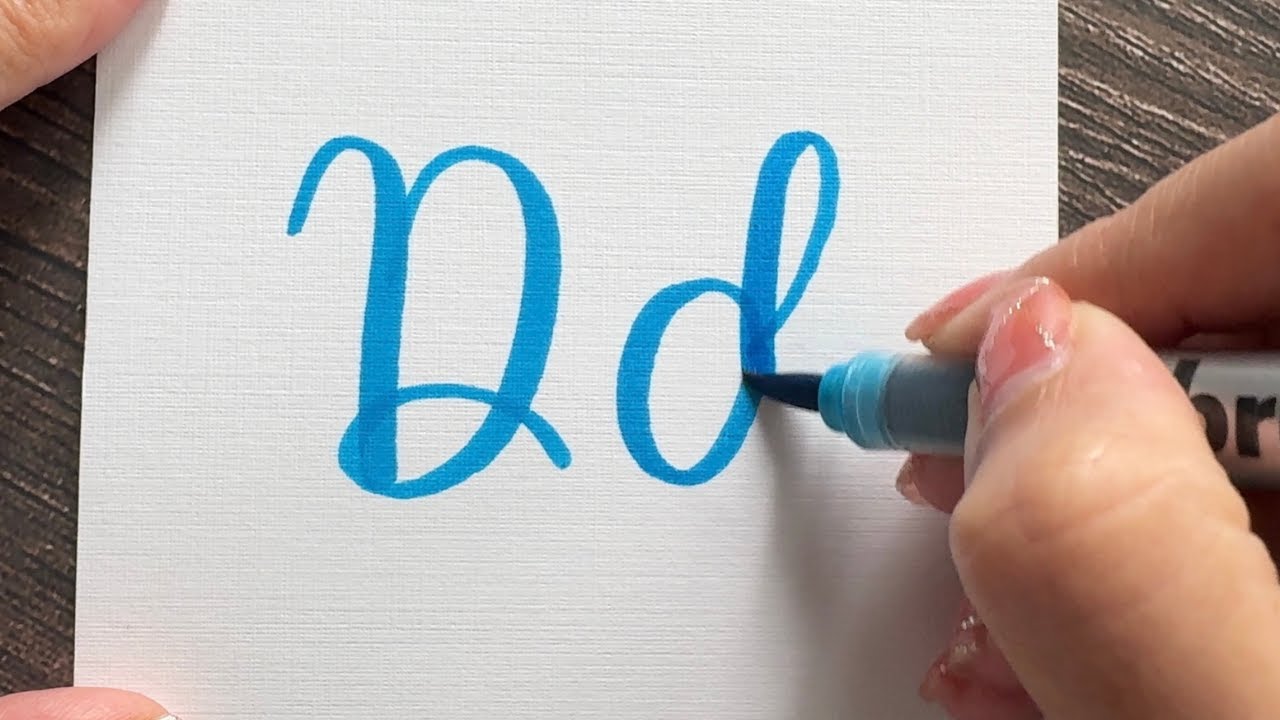 How To: Calligraphy & Lettering for Beginners with Brush Pen | A to Z ...