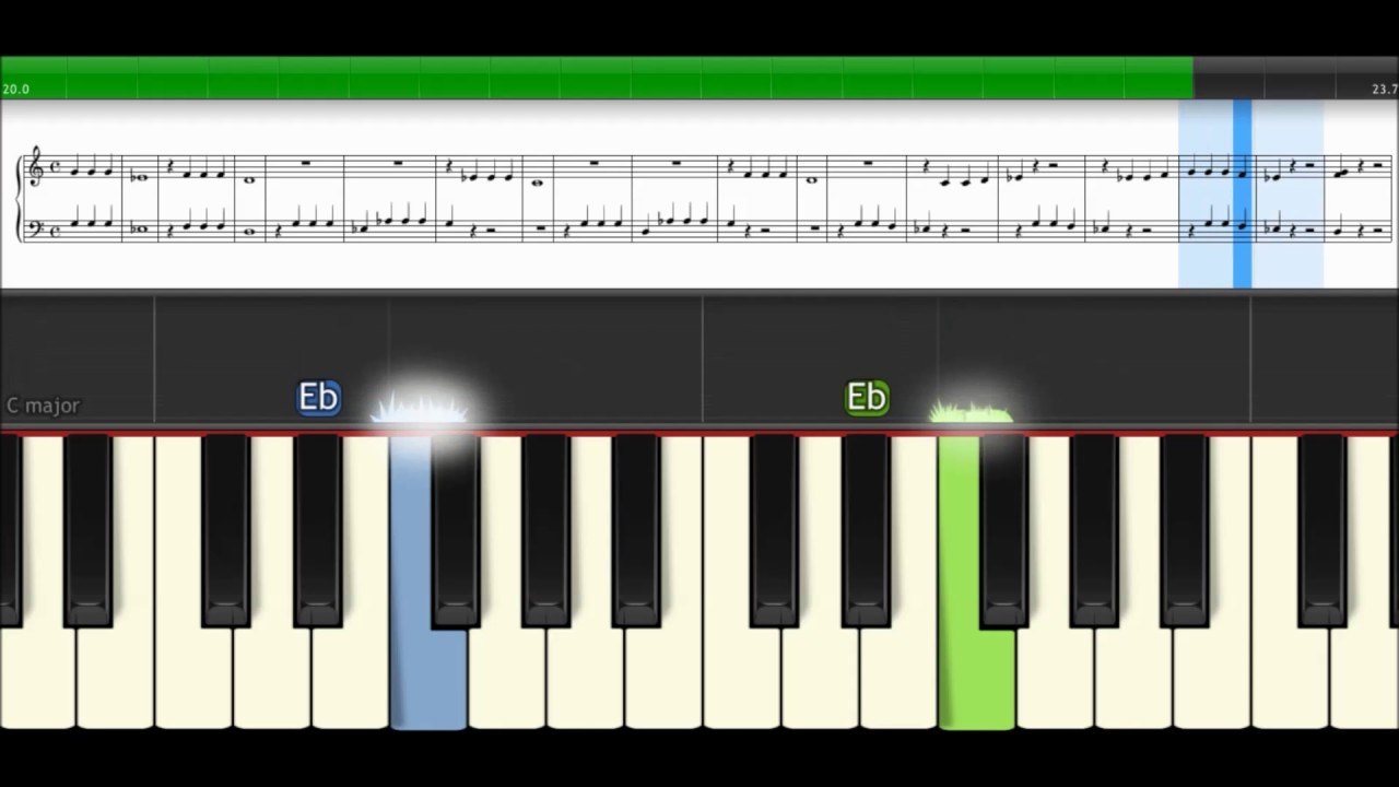 5ta Sinfonia de Beethoven - Tutorial Piano Facil- Con partitura Acordes ...