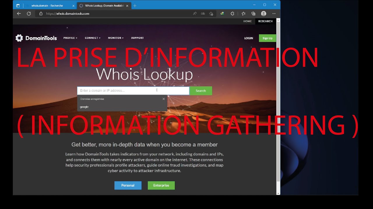 LA PRISE D'INFORMATION - ETAPE 1 - YouTube