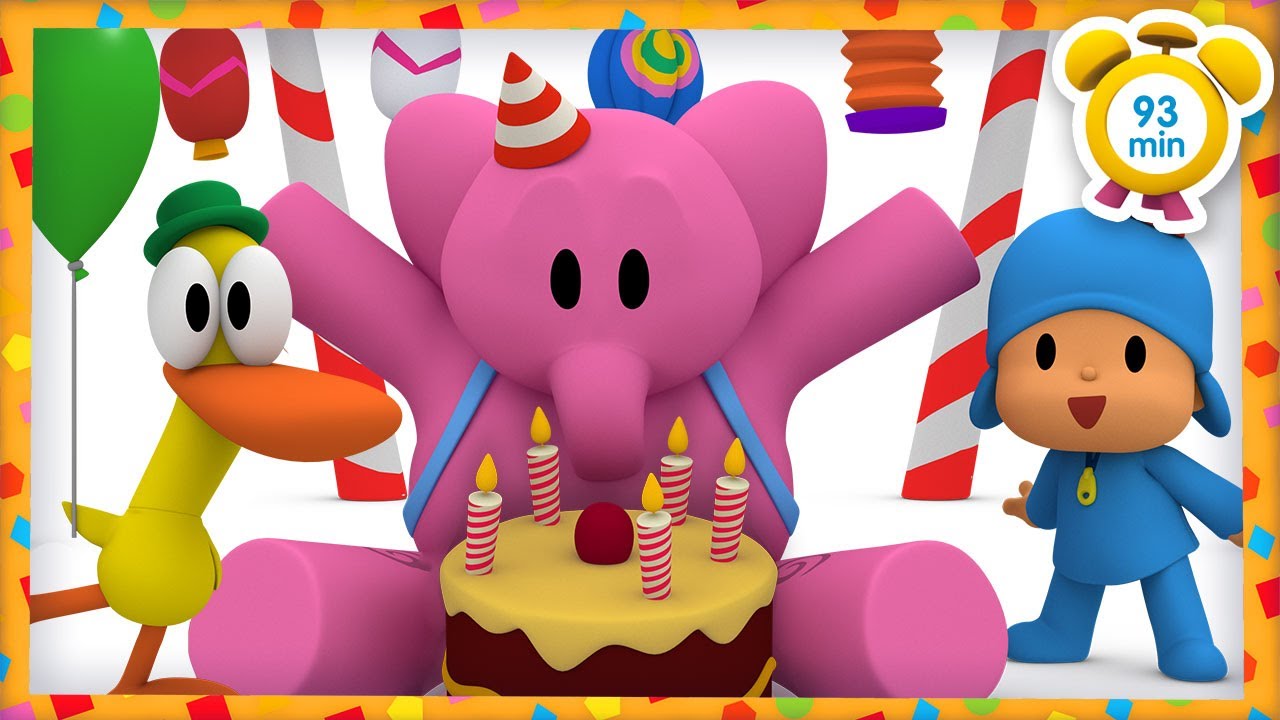 🎂 POCOYO in ENGLISH - My Birthday Party [93 min] | Full Episodes ...