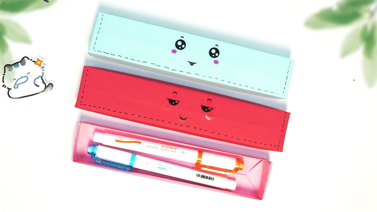 Easy Origami Pencil Box| Hello Origami | tonni art and craft - YouTube