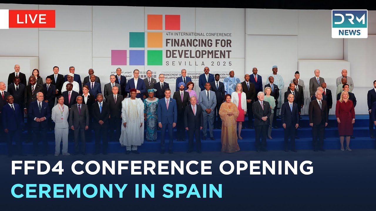 LIVE: FFD4 Conference Opens in Seville | UN Chief, World Leaders Speak ...