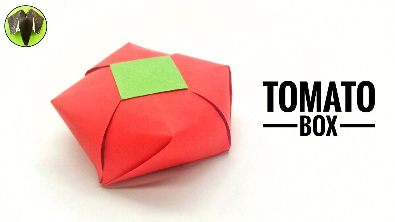 Tomato Gift Box - DIY Origami Tutorial by Paper Folds - 731 - YouTube