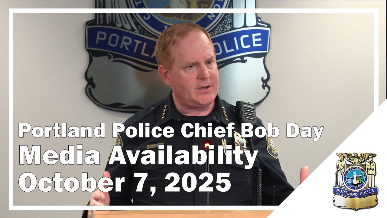 PPB Chief Bob Day Media Availability Oct 7, 2025 - YouTube