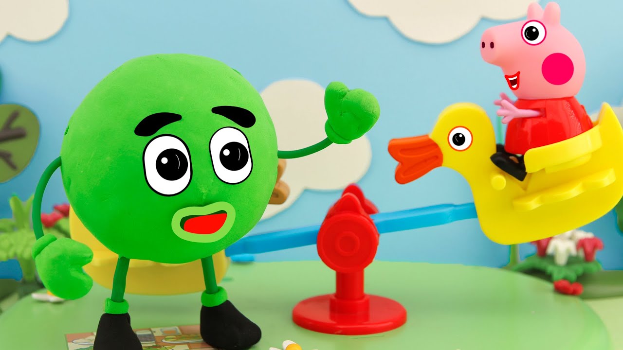 New friend Pea, friendship, Peppa Pig Animation, 4K - YouTube