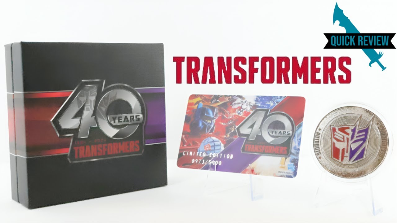 Transformers 40th Anniversary Limited Edition Coin Quick Review (4K ...