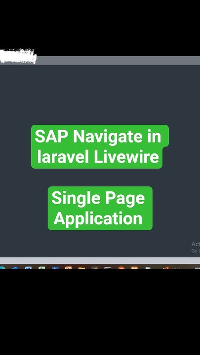 Navigation in Laravel Livewire | SAP Laravel Livewire | Single Page Application in Livewire ...
