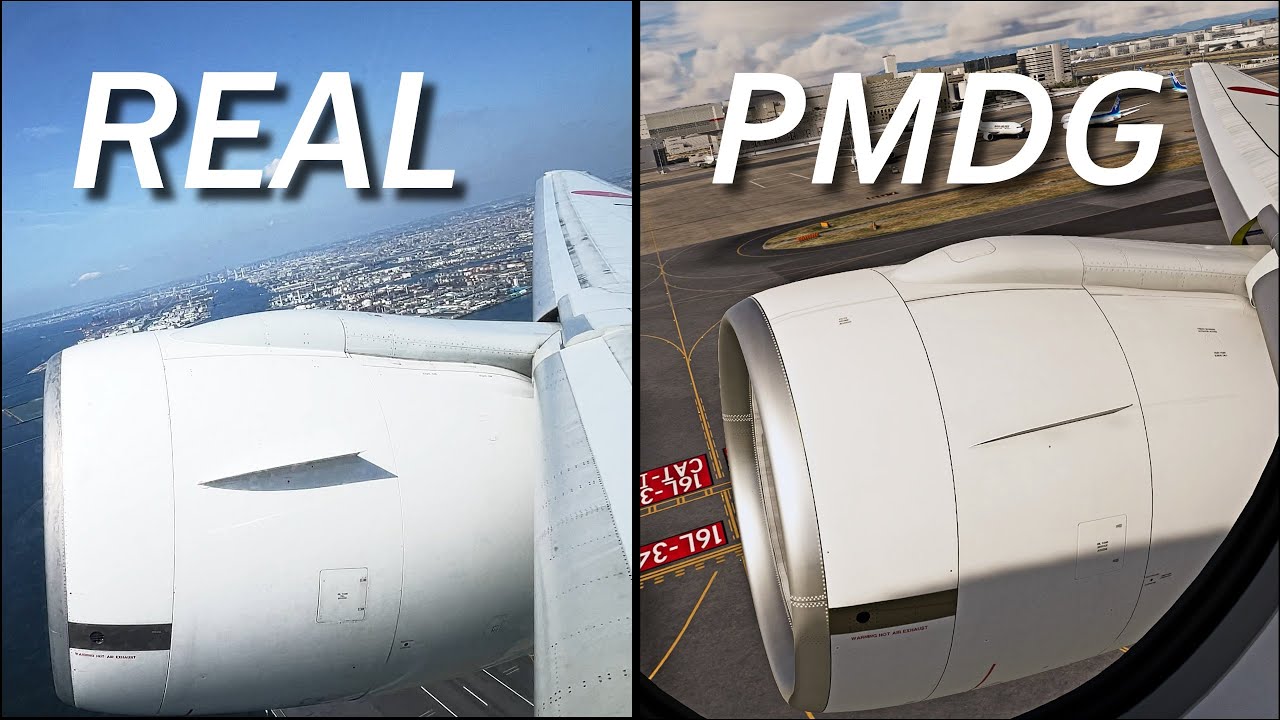 Real vs PMDG GE90 Engine Sound Comparison | MSFS 2020 | 777-200ER ...