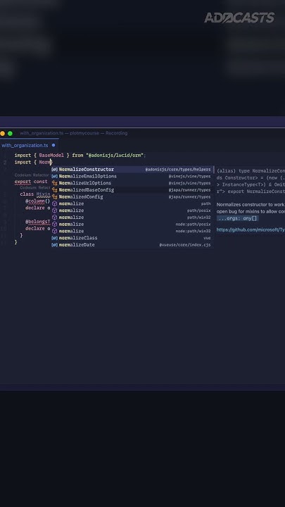 Creating A Lucid Model Mixin In Adonisjs Adonisjs Coding Typescript Youtube
