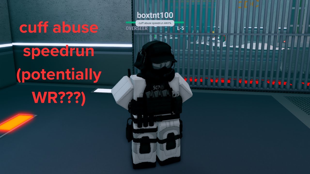 Cuff Abuse Speedrun as SD | SCP Site Roleplay - YouTube