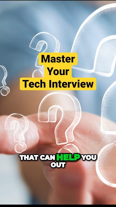 Master your Tech Interview with these must have resources!! - YouTube