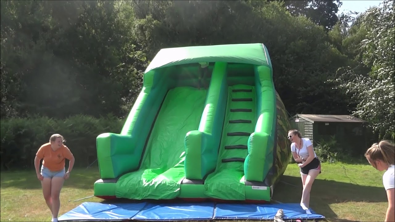 Army Slide Inflatable - YouTube