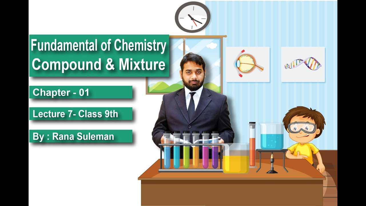 Compound & Mixture - CLASS 9TH - CHAPTER 01 - LECTURE 7 - PTB - YouTube
