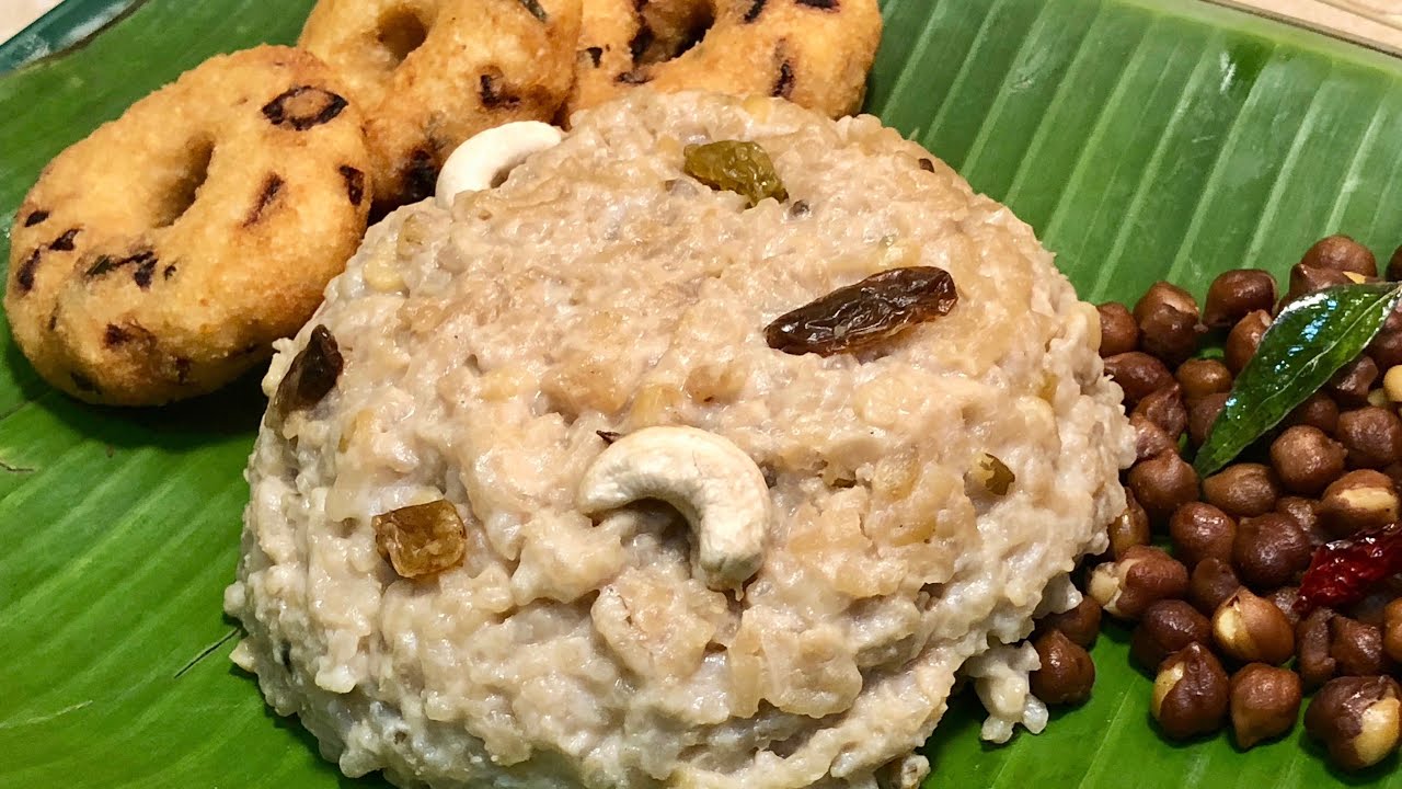 Vegan Sakkarai Pongal Rice Recipe | How to Make Dairy-free Sweet Pongal ...