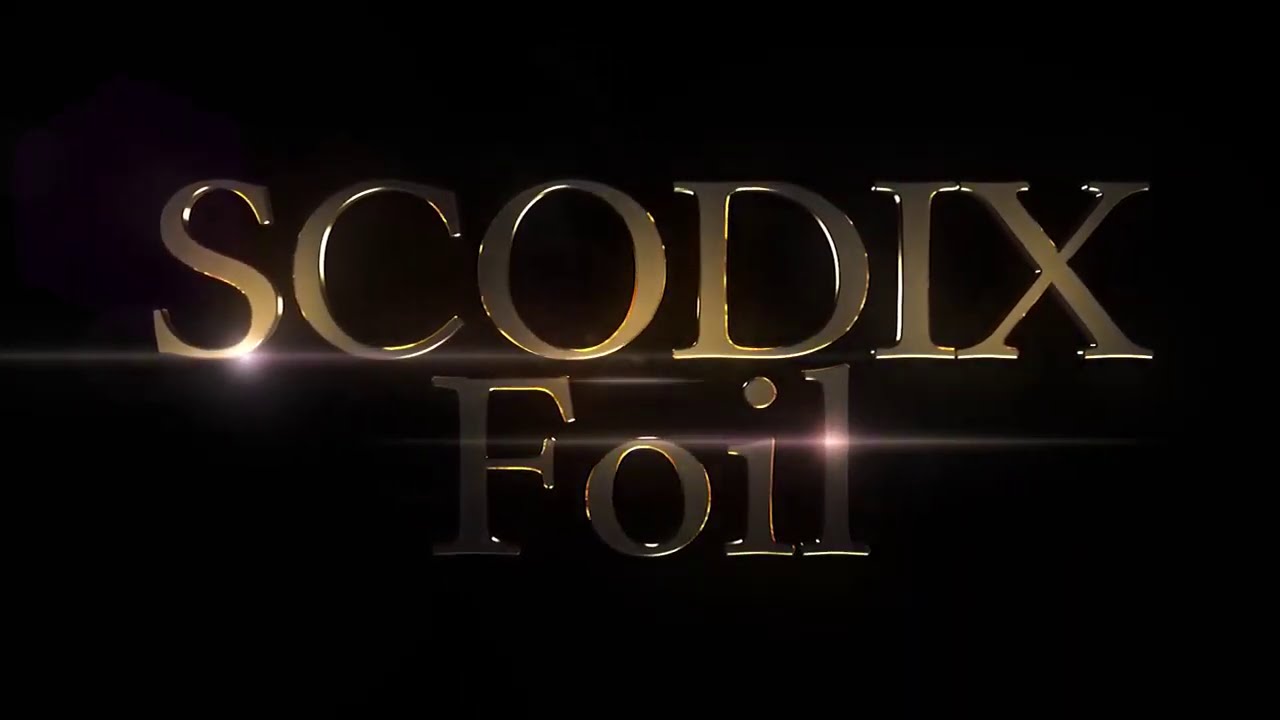 Scodix Ultra 101 - Foil Printing Process - YouTube